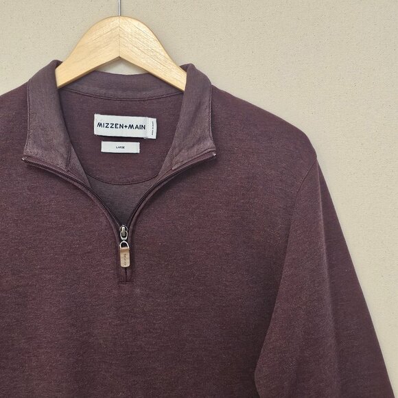 Mizzen+Main | Sweaters | Mizzen Main Quarter Zip L | Poshmark